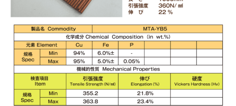 溶接棒 MTA-YB5 | MTA合金株式会社